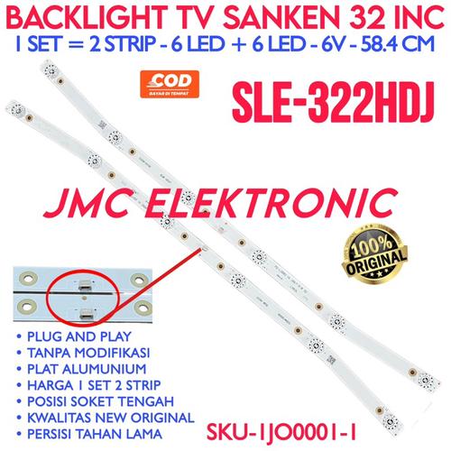 Jual Backlight Tv Sanken Sle-322hdj Sle322hdj lampu led - Kota ...