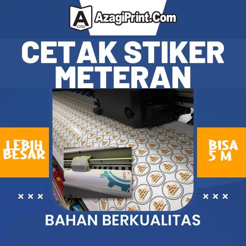 Jual Cetak Stiker Meteran Ritrama / Exilio Sticker Custom Size ...