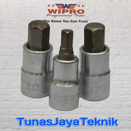 Jual [WIPRO] MATA SOCK L 1/2" / HEX BIT SOCKET - 3 X 55mm - Kota Palopo ...