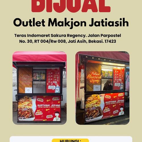 Jual booth makanan, martabak Jepang Makjon, franchise Makjon, c/w ...