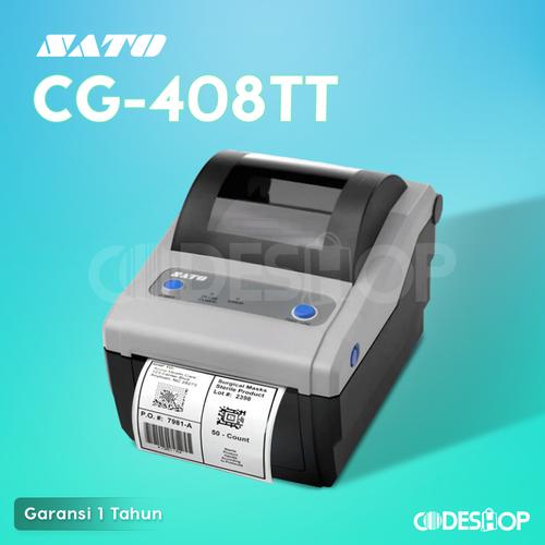 Jual SATO CG-408TT Barcode Printer CG 408 - Printer Barcode SATO CG408 ...