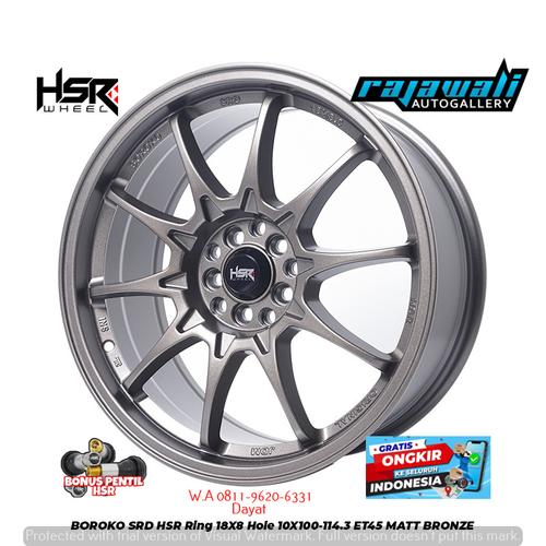 Jual VELG MOBIL HSR SRD RING 18 -CHRYSLER AUDITT SUBARU CELICA FT86 ...