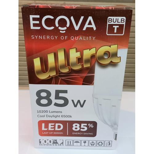 Jual Lampu Ecova LED KApsul 85 Watt T Bulb ULtra 10200 Lumens Putih ...