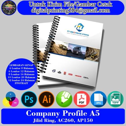 Jual Cetak Company Profile A6 Jilid Ring Hal Genap - Jakarta Barat - Digital-Printing | Tokopedia