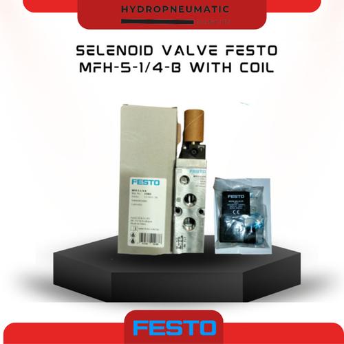 Jual Selenoid valve FESTO MFH-5-1/4-B with coil - DC24 - Jakarta Barat - Hydropneumatic Mandiri ...
