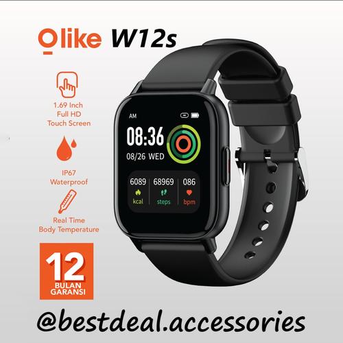 Jual Olike W12s Smartwatch Original Anti Air GPS Touch Control Smart ...