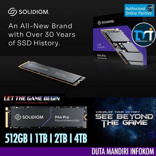 Promo Solidigm P44 Pro Series SSD 512GB 1TB 2TB - M.2 2280 NVMe PCIe ...