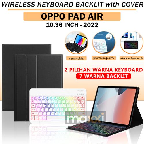 Jual Oppo Pad Air Tab 2022 Bluetooth Keyboard Keybord Back Lit Light ...