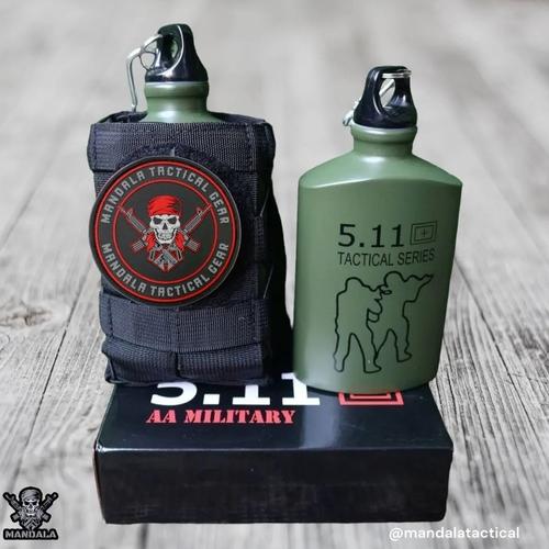 Jual Military Tactical combat drinking flask / botol 511 satu set Hijau ...