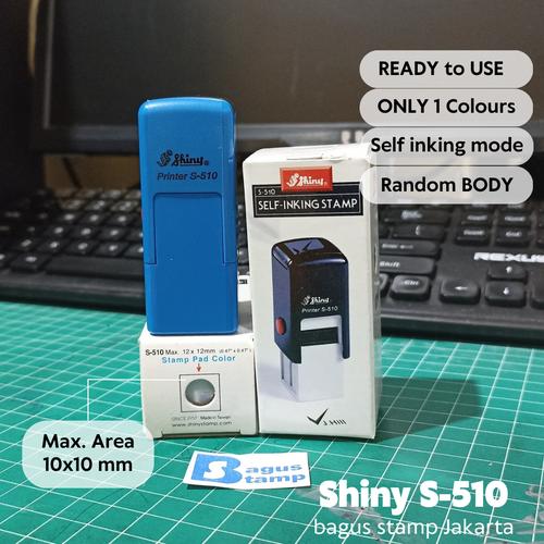 Jual Stempel Shiny S510 S-510 Otomatis Self Ink Custom Text (10x10mm) - Jakarta Pusat - Bagus ...