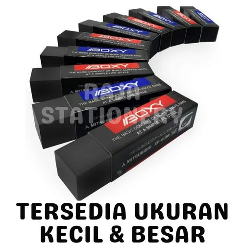 Jual Boxy Eraser Penghapus Boxy Kecil Besar EP-60BX EP-100BX Hitam ...