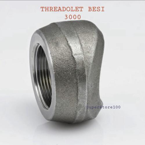 Jual 1/2" THREADOLET BESI CLASS 3000 1/2 INCH DRAT NPT A105 TREADOLET 0 ...