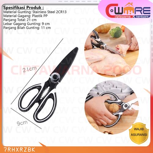 Jual Gunting Dapur Multifungsi Serbaguna Stainless - BIASA - Kota ...