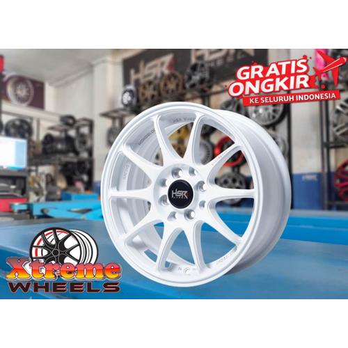 Promo velg mobil ring 15 velg hsr indy r15 white buat brio agya ayla ...