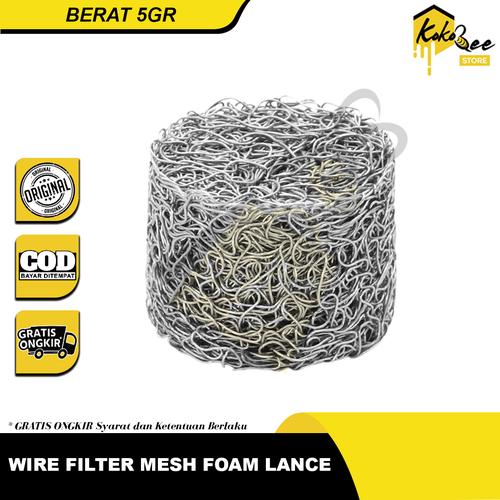 Jual Wire mesh filter 5gr foam maker snow fance foamlance tabung salju ...