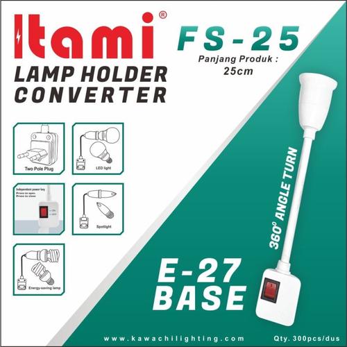 Jual Lampu holder converter Fitting Colok Flexible Itami E27 - Jakarta Utara - sinar terang ...