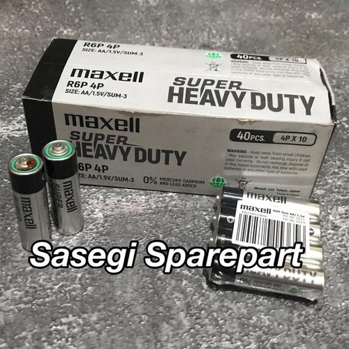 Jual Baterai Maxell Super Power Ace Black AA 1.5V Original Baterai A2 ...