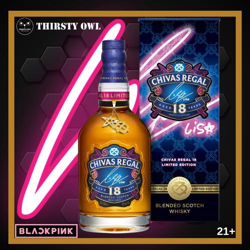 Jual Chivas Regal 18 LISA BLACKPINK Scotch Whisky Limited Edition 700ml ...