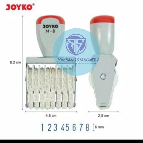 Jual STEMPEL ANGKA NUMBER STAMP N 8 JOYKO STEMPEL 8 DIGIT NOMOR STEMPEL ...