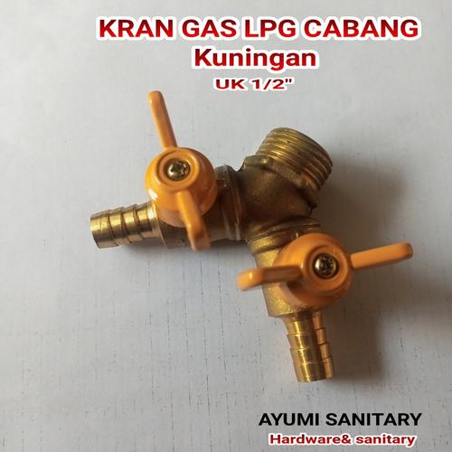 Jual KRAN GAS LPG Kuningan cabang 2. UK 1/2" - Kab. Tangerang - Ayumi ...