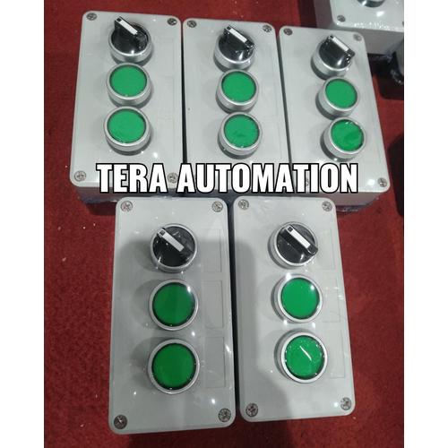 Jual Green Green Momentary Switch Emergency Stop Latching Push Button ...