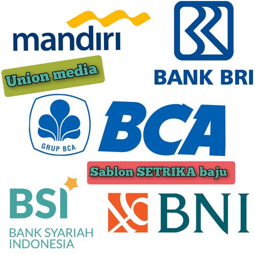 Jual Logo SABLON Bank mandiri BNI BCA BRI BSI background transparan ...