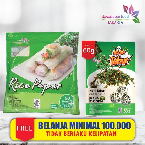 Jual Rice Paper / Kulit Lumpia Vietnam / rice roll spring roll BANH ...