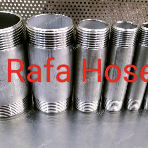 Jual pipe nipple 1/2 x 10cm sch20 ss304 pipa nepple pipa nepel ...