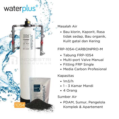 Jual Filter Air Waterplus FRP 1054 + Media Carbon Profesional + Fitting Set - Manual - Kab ...