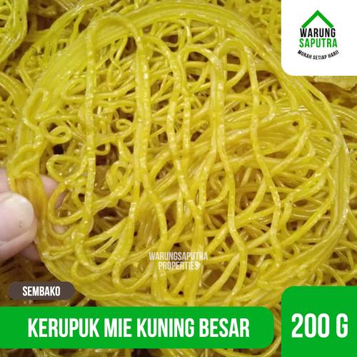 Jual Kerupuk Krupuk Mie Kuning Mentah Ukuran Besar 200g - Kota Bandung ...
