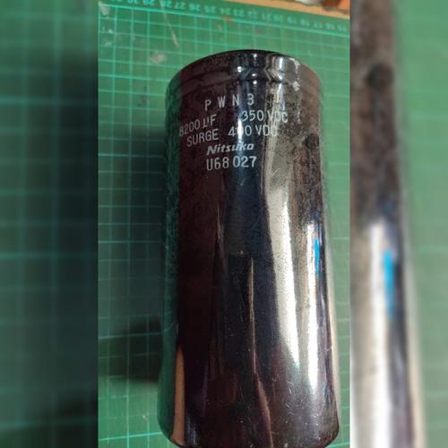 Jual Elco capasitor capacitor nitsuka PWN3 8200uf 350VDC - Jakarta ...