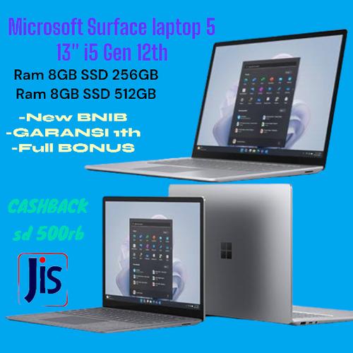 Jual NEW Microsoft Surface Laptop 5 13" Core i5-1235U 12th Gen Intel ...