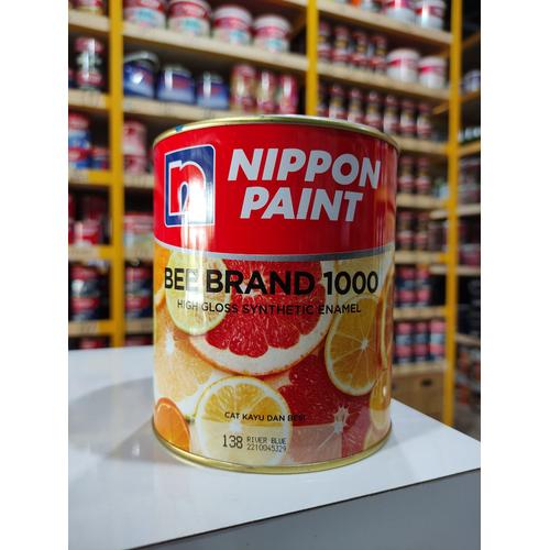 Jual NIPPON PAINT CAT KAYU & BESI BEE BRAND 1000 (RIVER BLUE 138) 0 ...