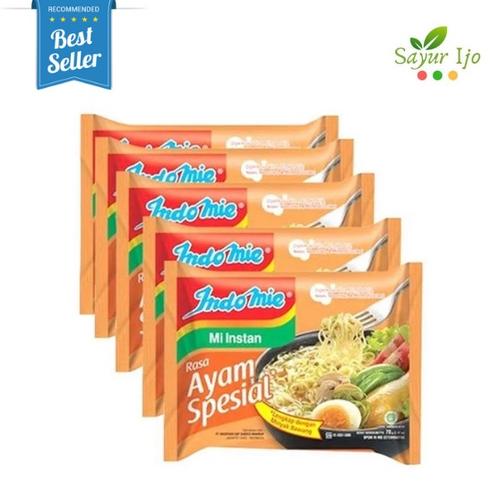 Promo Indomie Mie Ayam Spesial 68 Gr x 5 Bungkus Mi Instant Noodle ...
