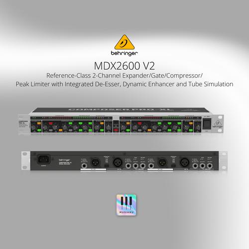 Jual Behringer MDX2600 2 Channel Expander/ Gate / Compressor / Peak ...