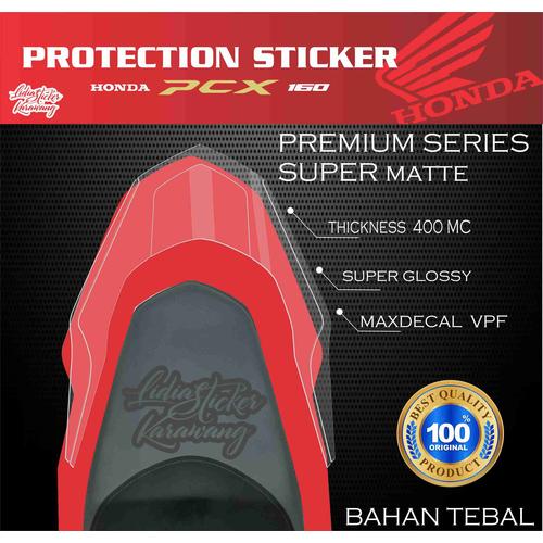 Jual stiker pcx 160 merah pelindung behel belakang - BENING GLOSY - Kab ...
