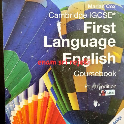 Jual cambridge IGCSE first language ENGLISH course book 4th edition ...