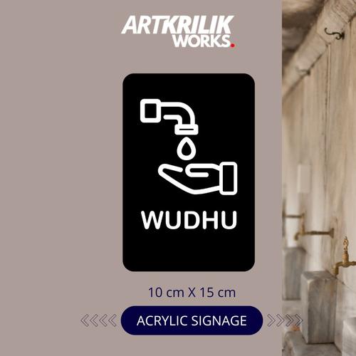 Jual Akrilik Sign Hiasan Dinding Petunjuk Wudhu, Wudhu Pria / Wudhu ...