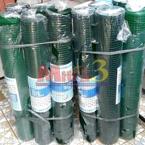 Jual Rang Loket PVC Ayakan Ayak Pasir HIJAU per ROLL / Kawat Ram ...