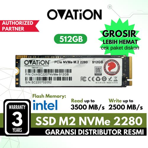 Jual OVATION SSD M2 NVME 512GB M.2 PCIe NVMe 2280 Internal SSD Garansi ...