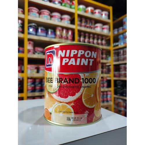 Jual NIPPON PAINT CAT KAYU & BESI BEE BRAND 1000 (MAYAN YELLOW 166) 0 ...
