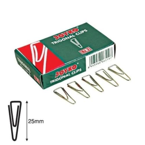 Jual Klip Kertas Trigonal Joyko Trigonal Paper Clip No. 3 - Kota Banda ... Jual Klip Kertas Trigonal Joyko Trigonal Paper Clip No. 3 - Kota Banda ...
