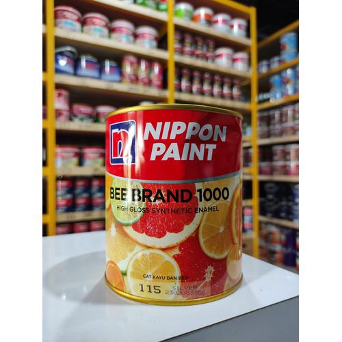 Jual NIPPON PAINT CAT KAYU & BESI BEE BRAND 1000 (SILVER 115) 0,9ltr ...