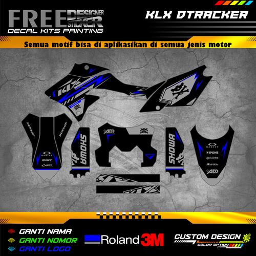 Jual DECAL STIKER KLX DTRACKER NEW FULL BODY BISA CUSTOM - STANDAR ...