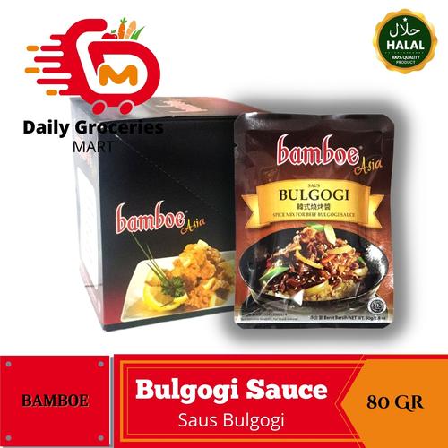 Jual Bumbu Saus Bulgogi BAMBOE Beef Bulgogi Sauce - Bumbu Instant 80Gr ...