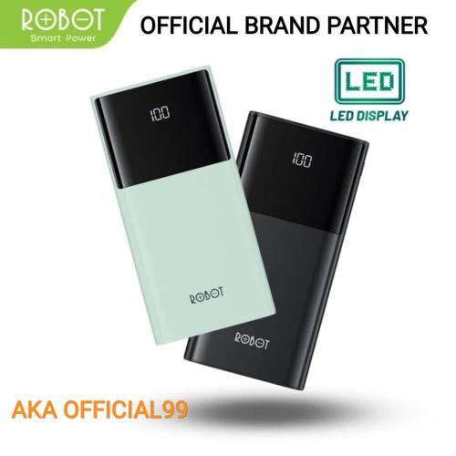 Jual POWERBANK ROBOT Rt190S LED DISPLAY DUAL INPUT C & MICRO USB UP ...