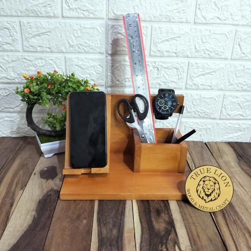 Jual TEMPAT HP JAM TANGAN TEMPAT PENSIL STAND HP KAYU STAND SERBAGUNA ...