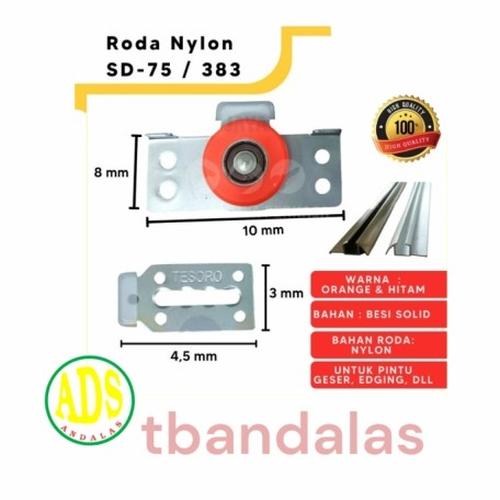 Jual Rel roda sleding pintu lemari geser huben sliding sleeding 383 380 ...