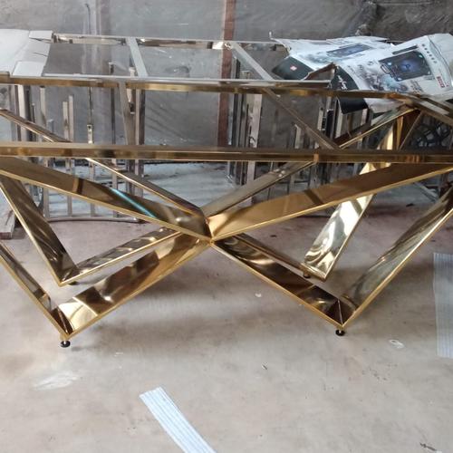 Jual MEJA MAKAN PLAT STAINLESS GOLD GLOSSY - KAKI MEJA MAKAN STAINLESS ...