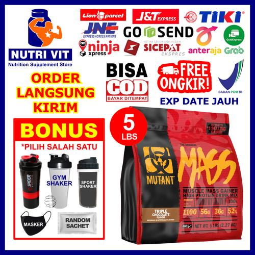 Jual Mutant Mass 5 Lbs BPOM MutantMass 5Lbs Susu Mutan Mass Gainer 5 Lb 5Lb - CHOCOLATE, SPIDER ...